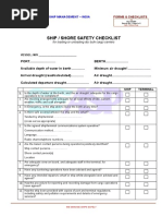 5468-Tank Cleaning Checklist | PDF | Valve | Tanks