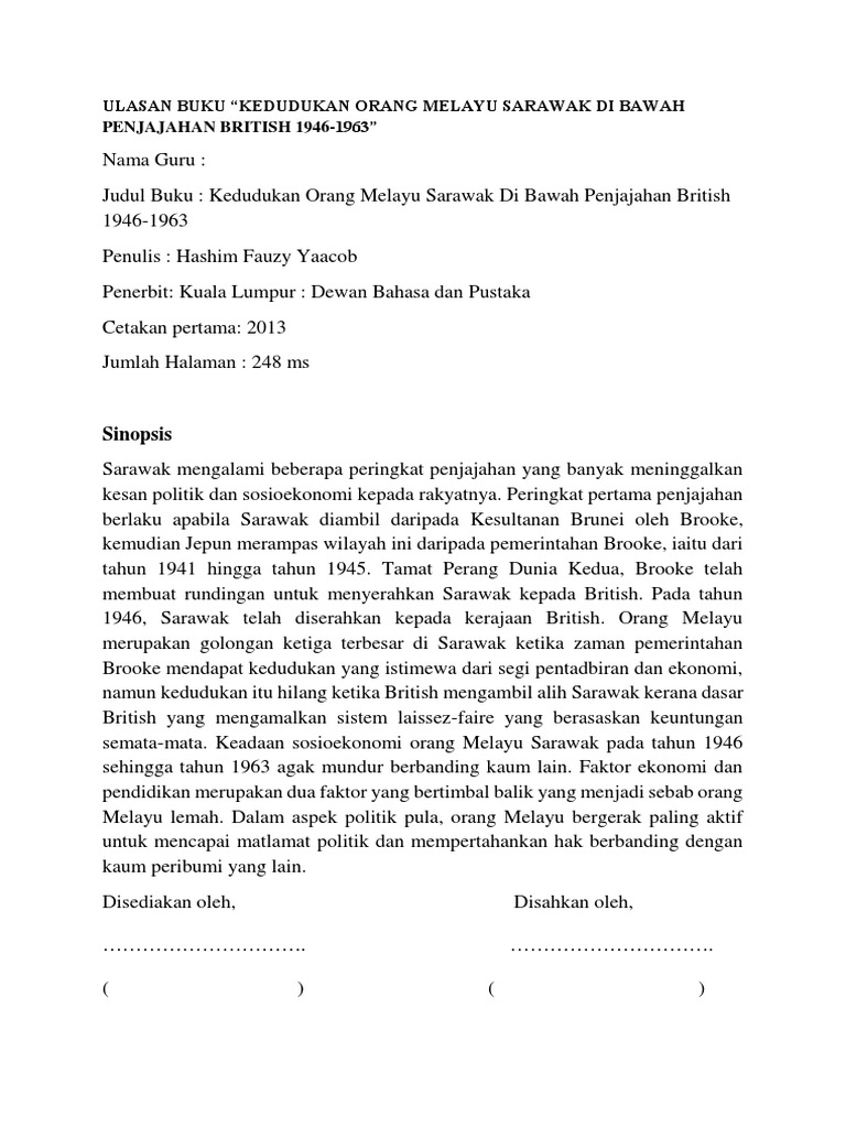 Contoh Ulasan Buku | PDF