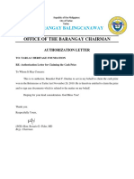 Authorization Letter Rice | PDF | Law