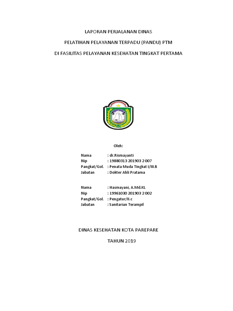 Contoh Laporan Pelatihan | PDF