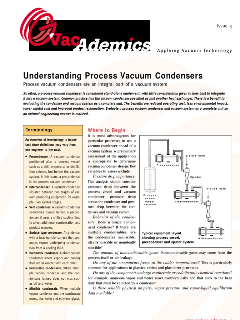Vacuum Condenser | PDF