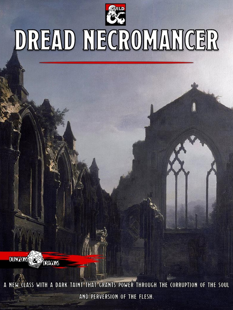 Dread Necromancer | PDF | Elf (Dungeons & Dragons) | Infection