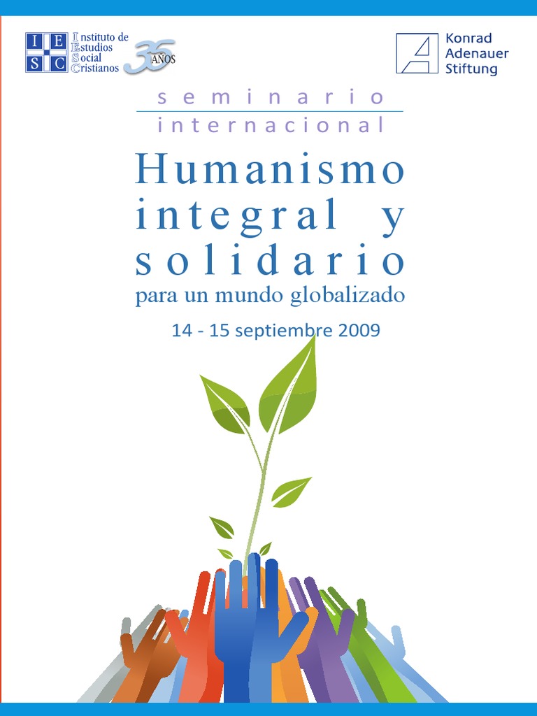 Humanismo - Humanismo Integral y Solidario | PDF | Doctrina social ...