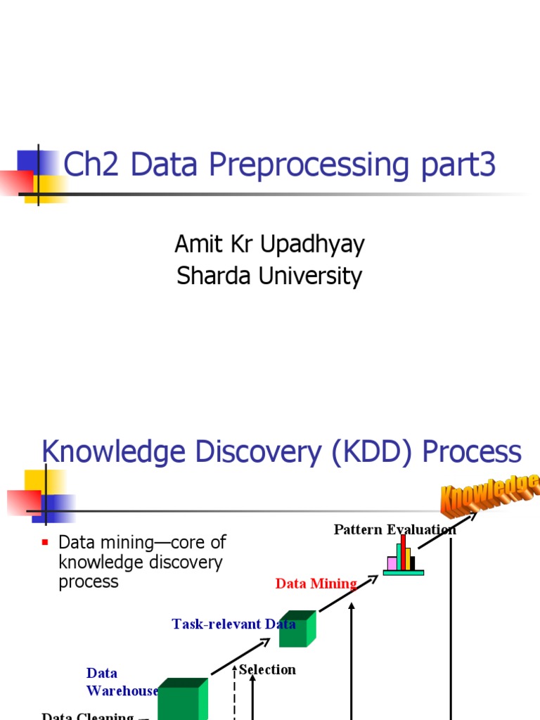 Data Reduction Methods for Preprocessing in Data Mining and Knowledge ...