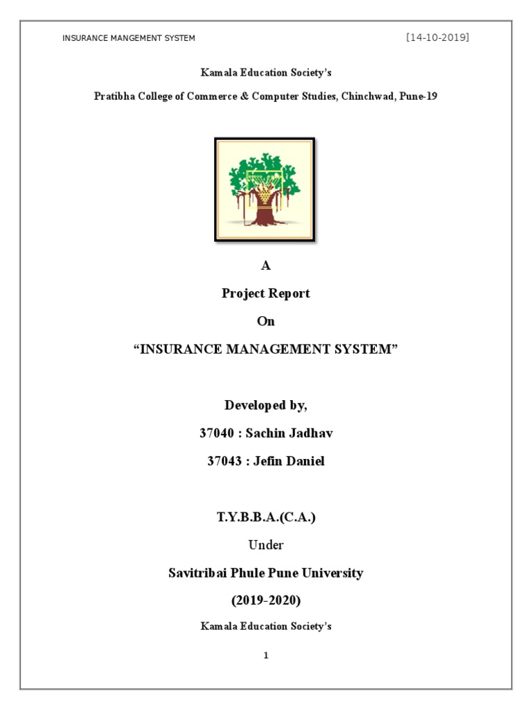 Tybca Project Documentation Pdf Insurance Computer Hardware