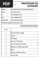 Sample Magnetic Particle Inspection Report | PDF | Welding | Construction