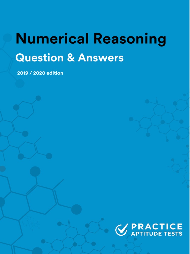 Numerical Reasoning Test PDF | PDF