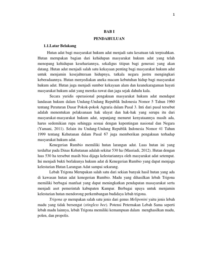 Proposal BUDIDAYA - LEBAH - TRIGONA - Trigona | PDF