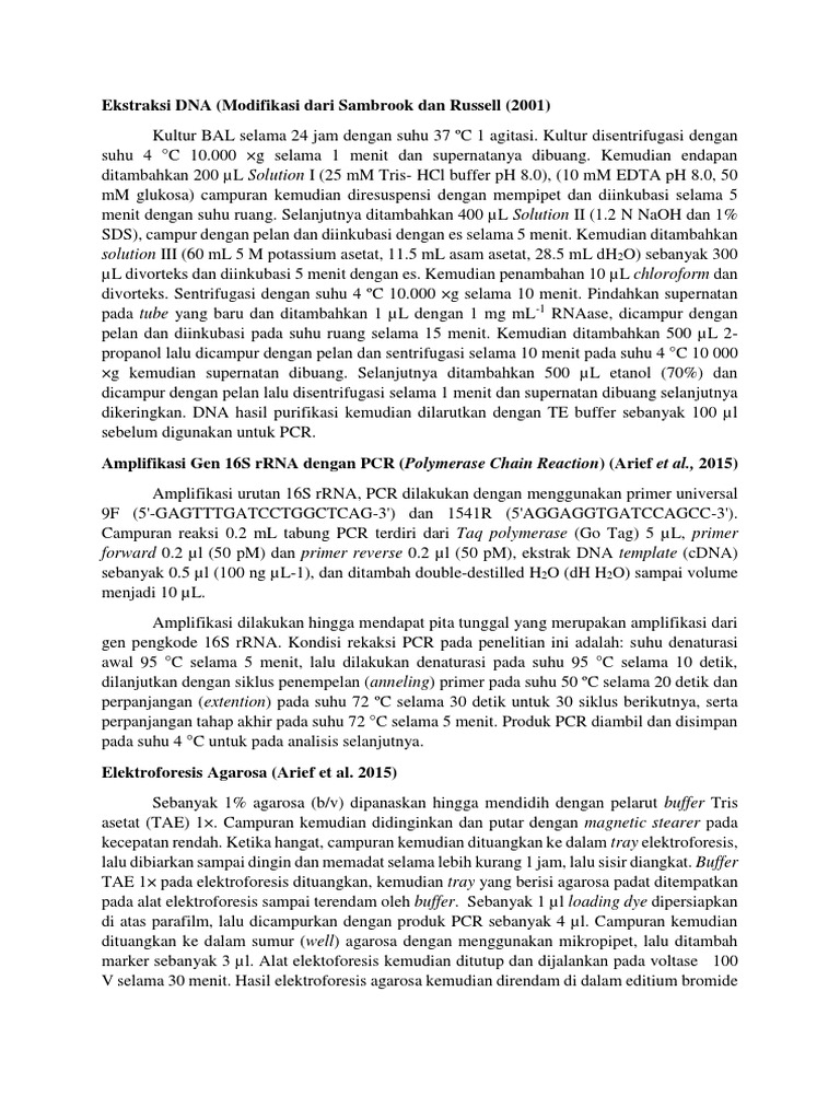 Metode PCR Ipb | PDF | Kesehatan Holistik