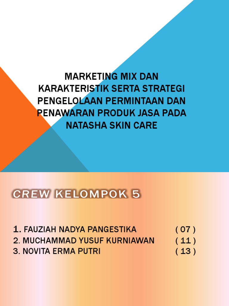 Presentasi KLMPK 5 P.jasa | PDF | Karier & Perkembangan | Bisnis