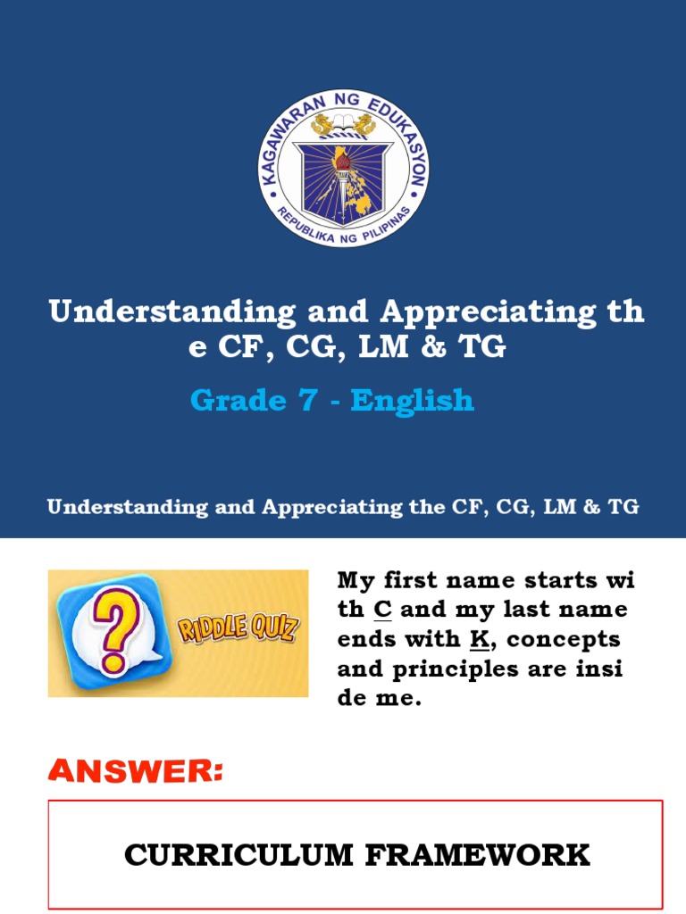 Grade 7 English Curriculum Framework | PDF | Language Acquisition ...