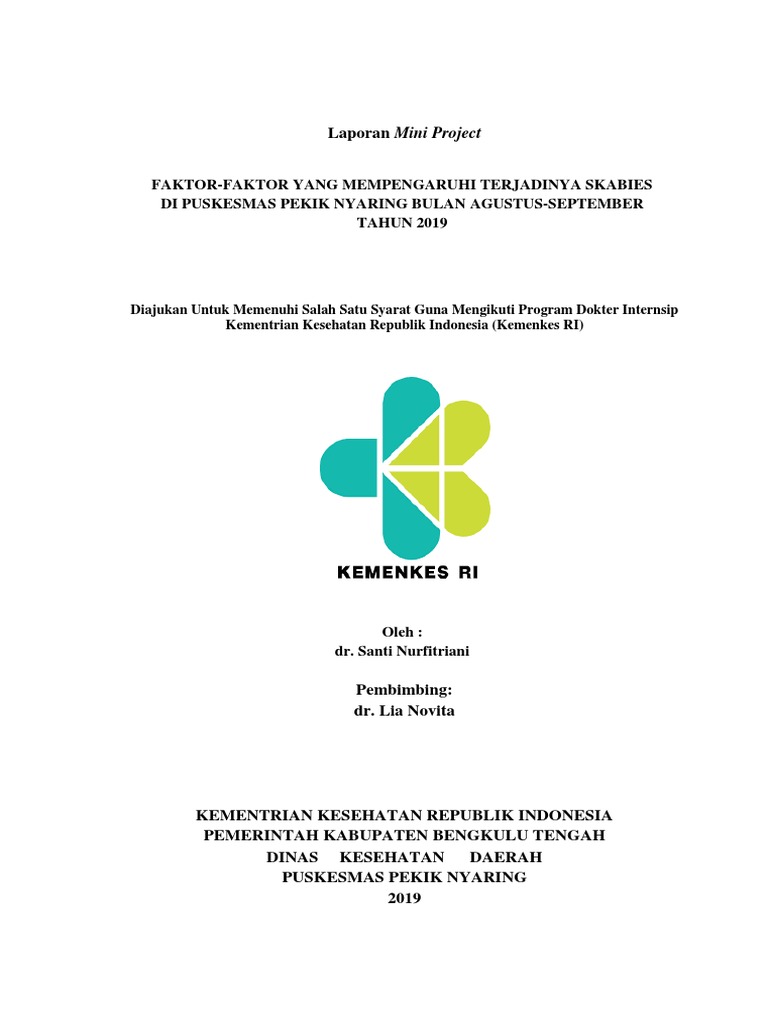 Laporan Mini Project Cover | PDF