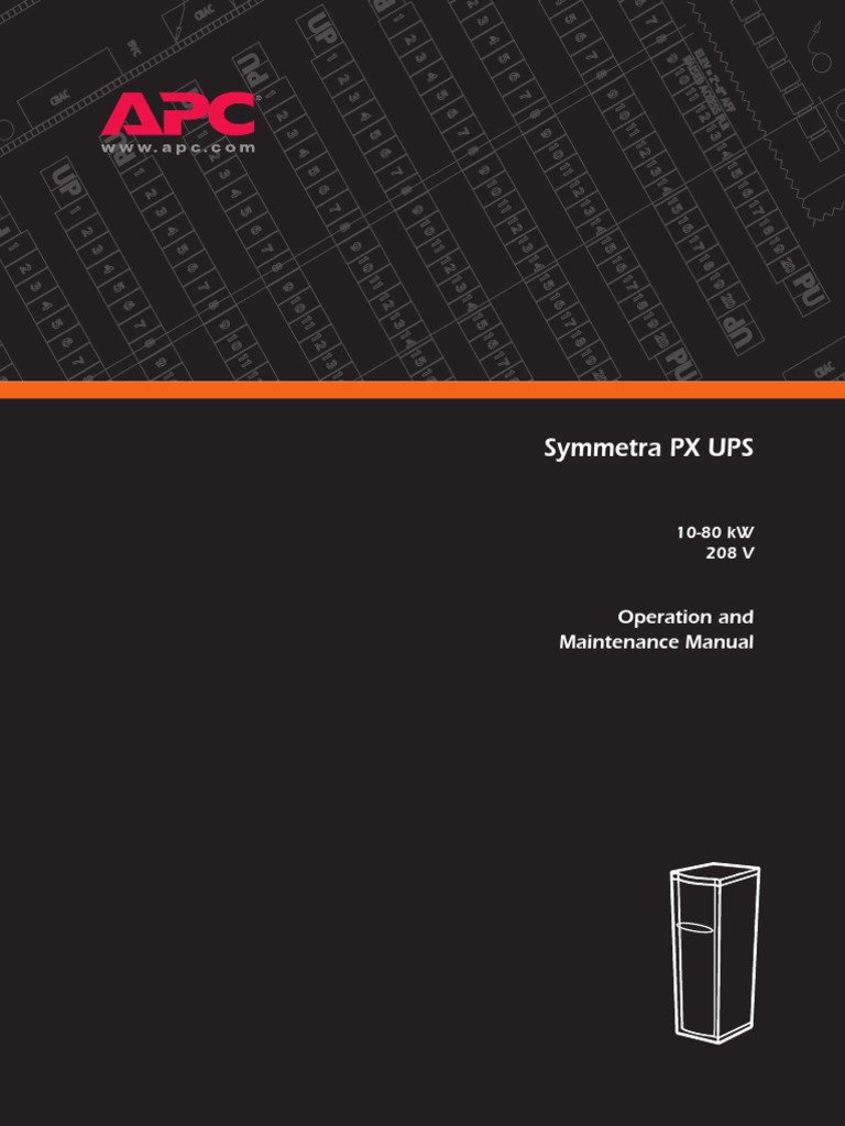 APC Symmetra PX Operation Manual 208V (10kW - 80kW) | PDF | Menu ...
