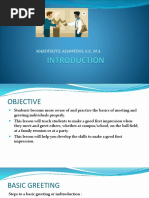 Greetings and Farewells | PDF