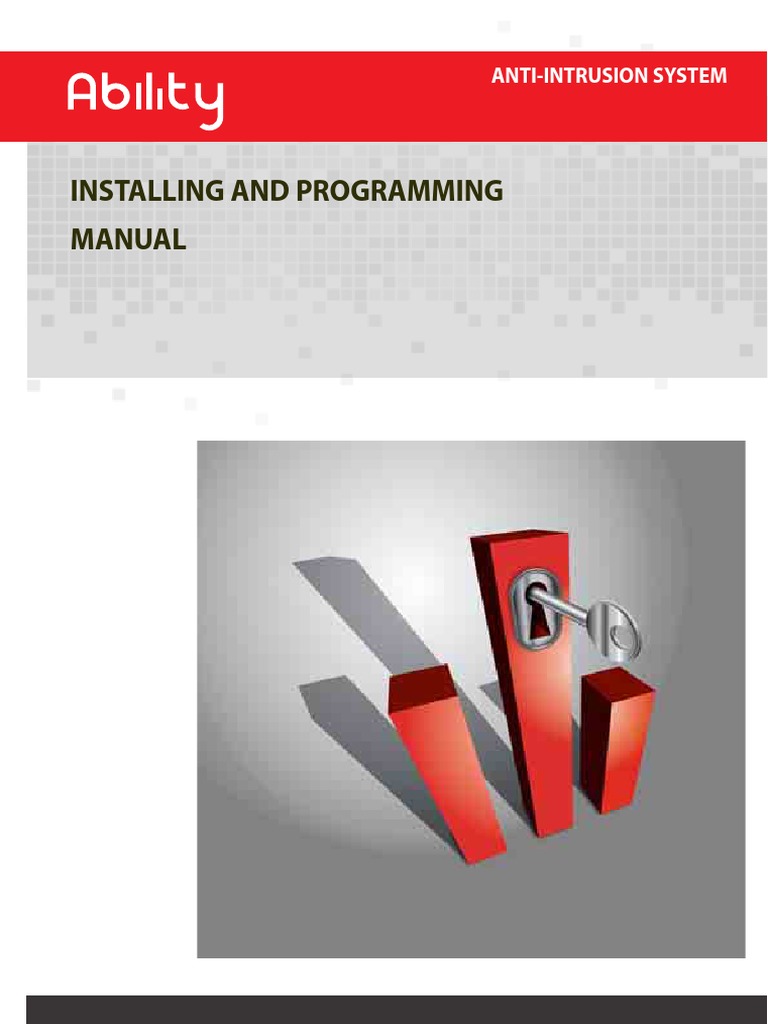 Installer Manual Ability | PDF | Security Alarm | Electrical Engineering