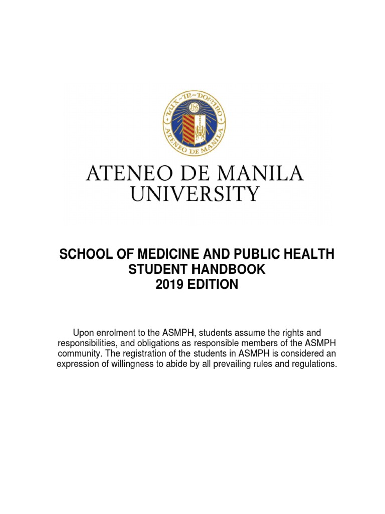 2019 Edition Asmph Handbook PDF | PDF | Travel Visa | University And ...