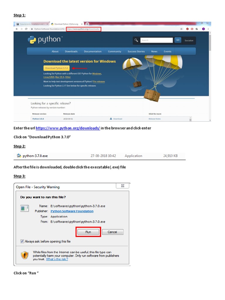 Python and PyCharm Installation PDF | PDF