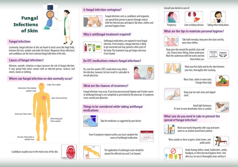 Fungal Infection Patient Education Leaflet (H2) - English PDF | PDF ...