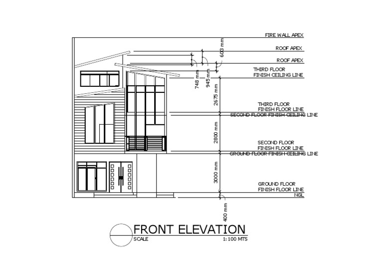 Fire Wall Apex Height Measurement Diagram | PDF