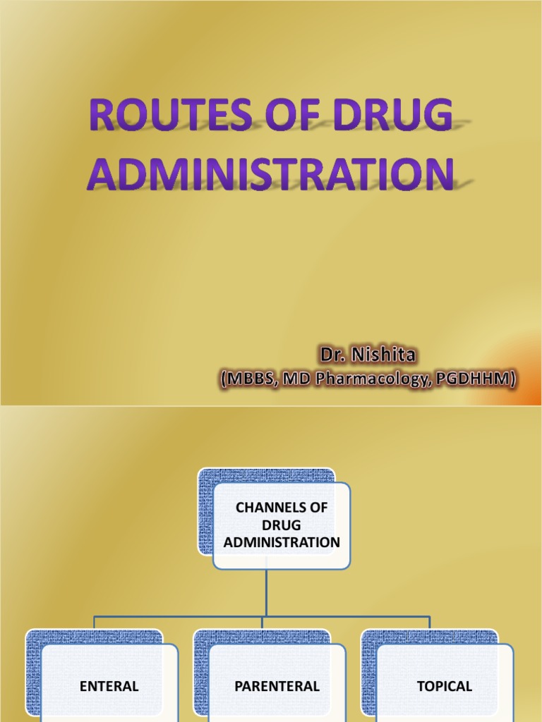Routes of Drug Administration Overview | PDF | Topical Medication ...