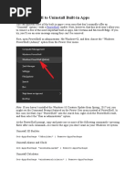 Sycnex Windows10Debloater | PDF | Command Line Interface | Scripting Language