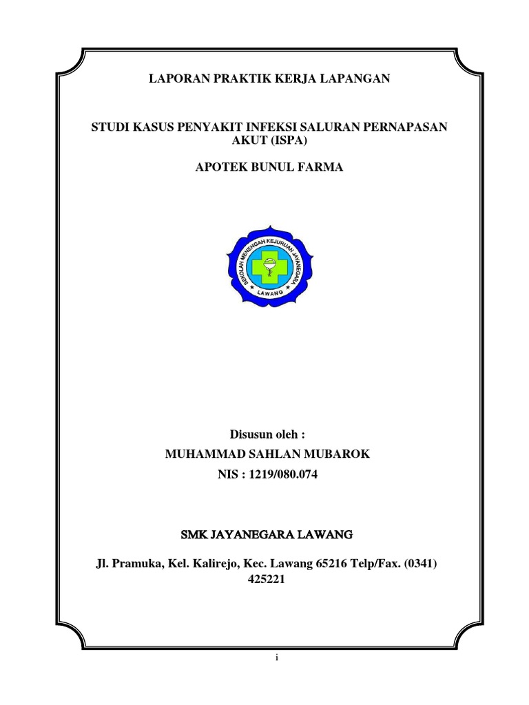 Format Penulisan Laporan PKL 2019 | PDF