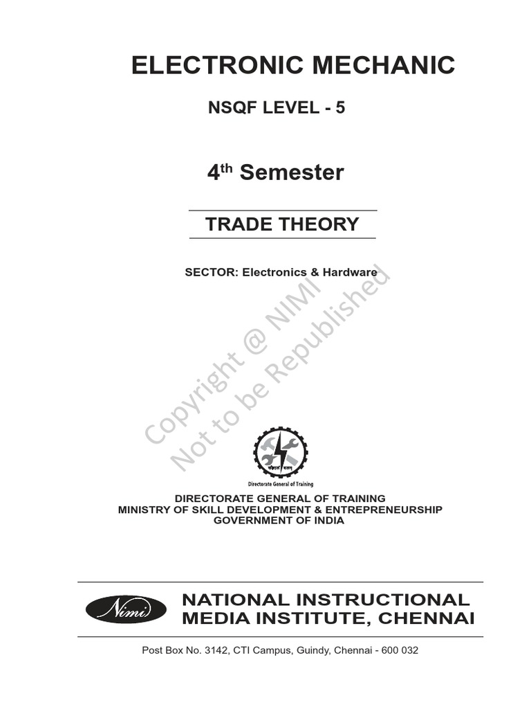 Electronic Mechanic 4th SEM PDF | PDF | Optical Fiber | Telecommunication
