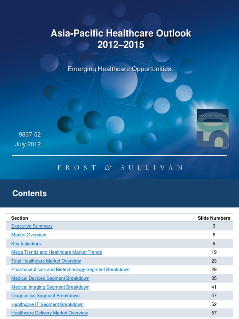 Asia Pacific Healthcare Outlook 2012-2015 | PDF | Health Care | Medical ...