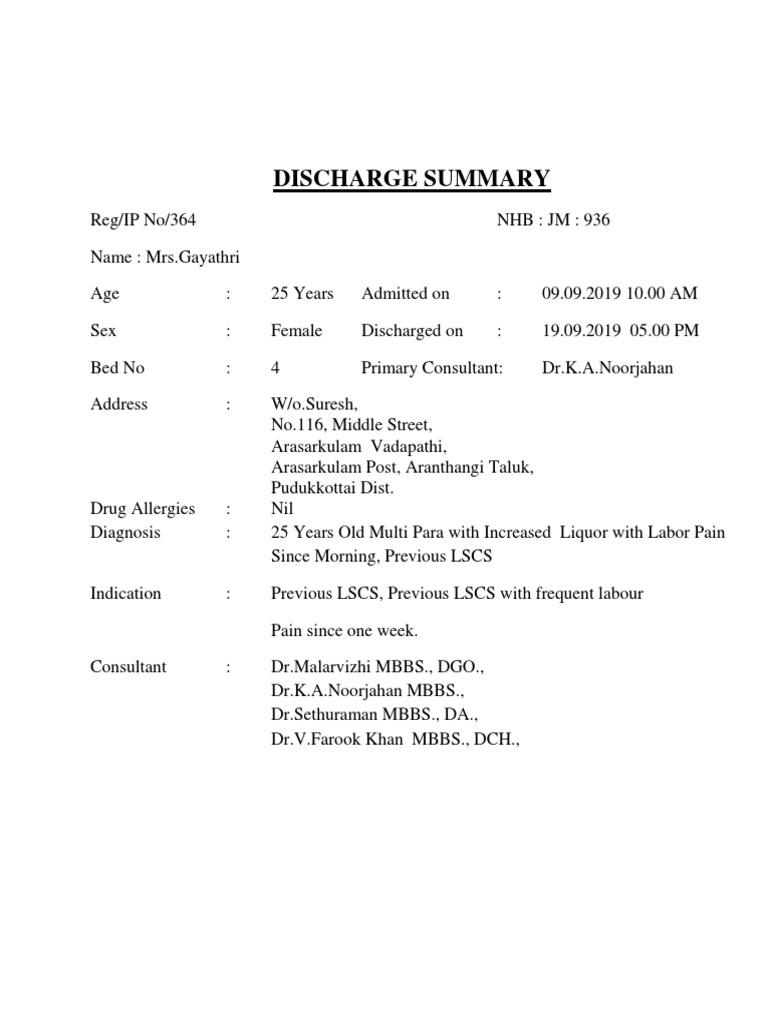 Discharge Summary | PDF | Intensive Care Unit | Patient