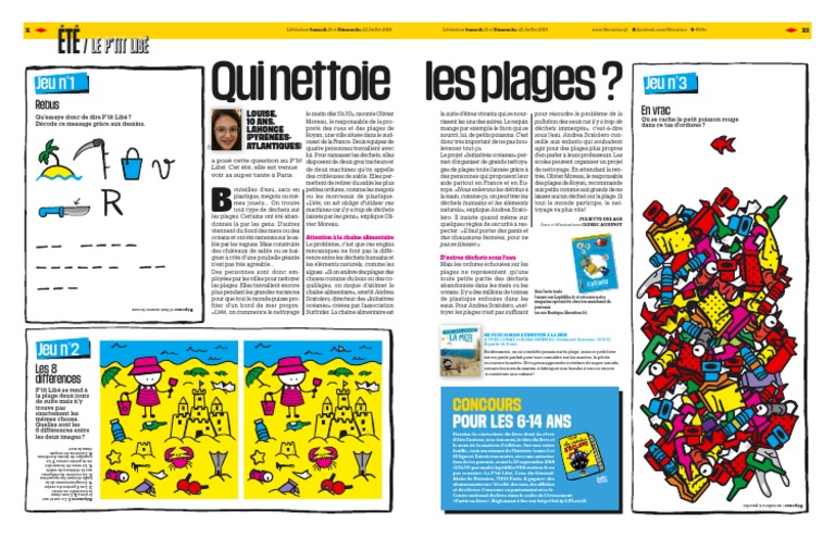 Ptit Libe 21 Juillet | PDF | Déchets | La nature