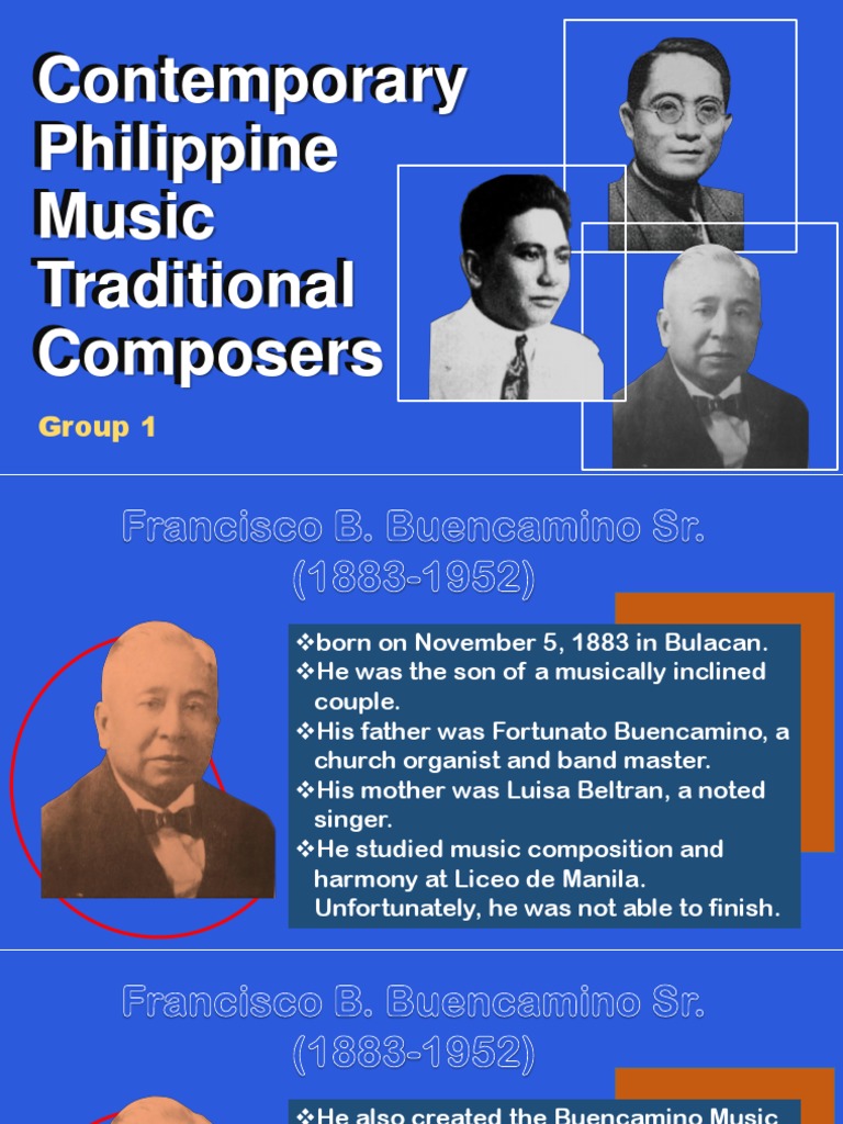 Filipino Contemporary Music Composers | PDF | Composers | Concerto