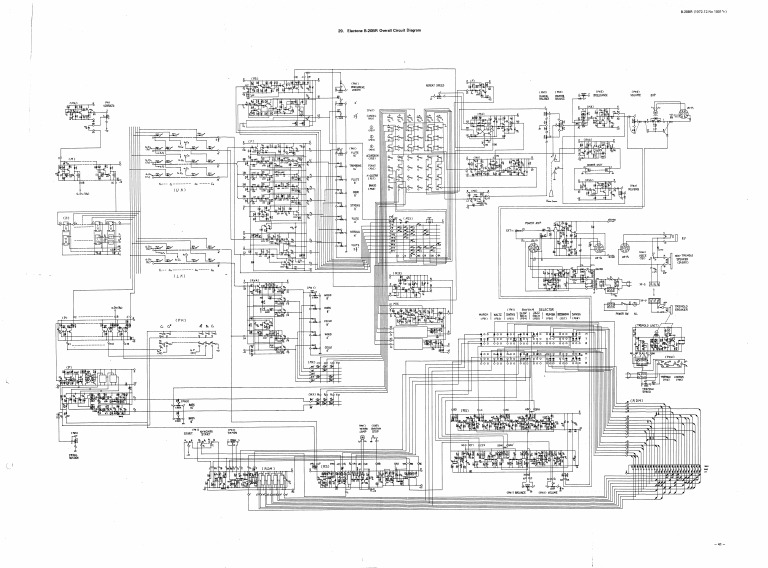 Yamaha Electone B20BR Complete Schematic | PDF