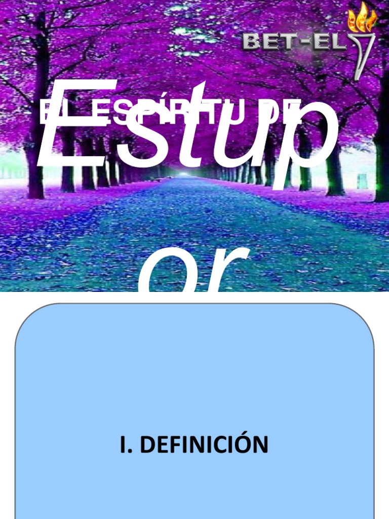 El Espíritu de Estupor | PDF | Biblia | Religión y creencia