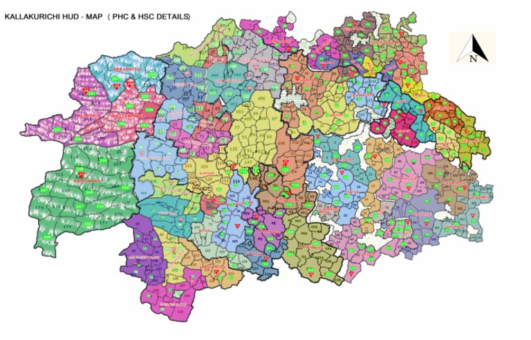 Kallakurichi Hud Map - PHC & HSC | PDF