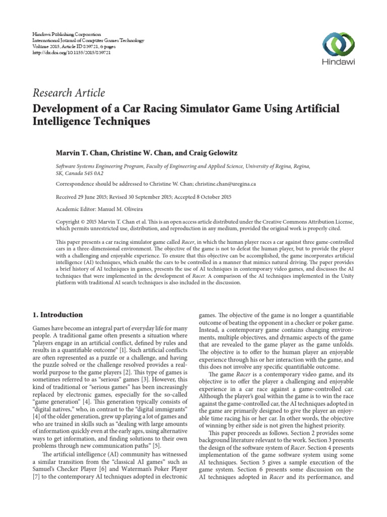 Racing Physics | PDF | Video Games | Artificial Intelligence