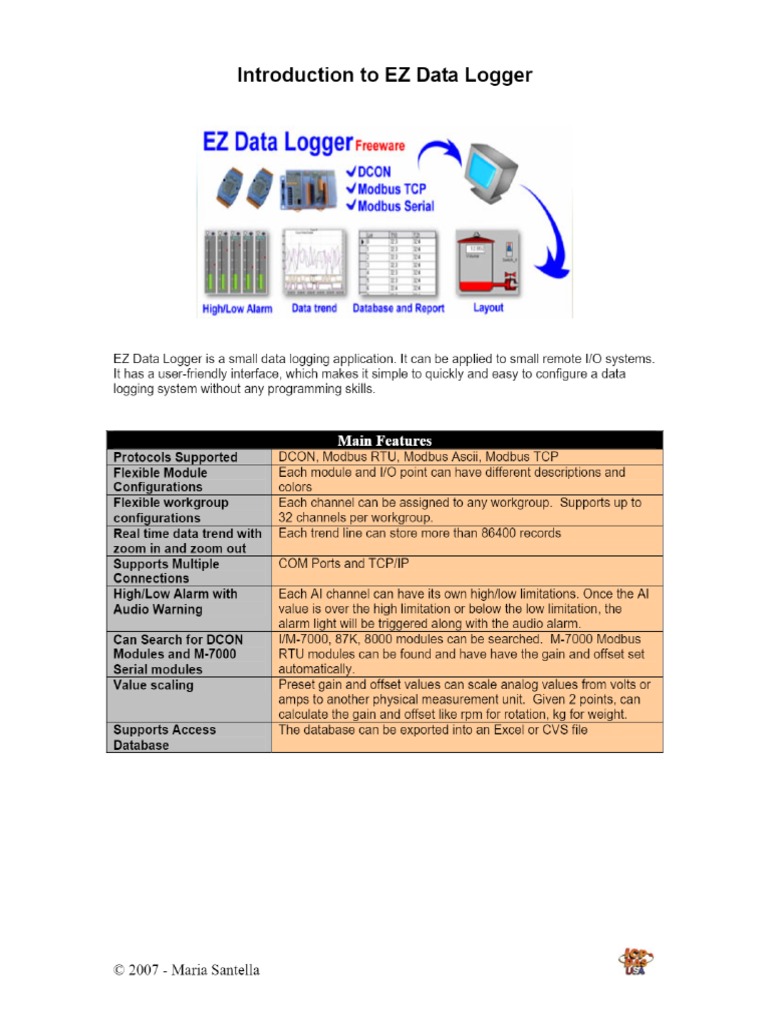 Manual EZ Data Logger | PDF