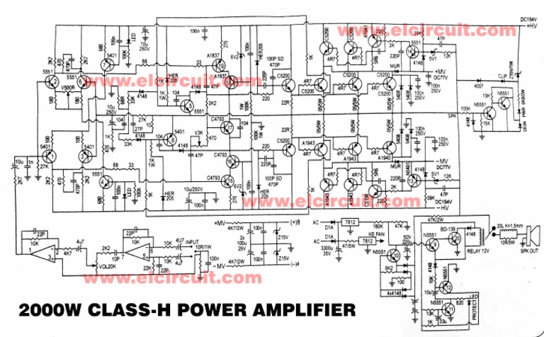 2000W Power Amplifier Class-H | PDF