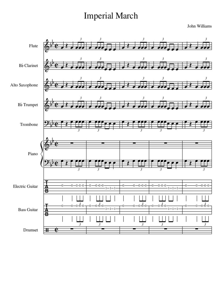 The Imperial March: A Transcription and Analysis of John Williams ...
