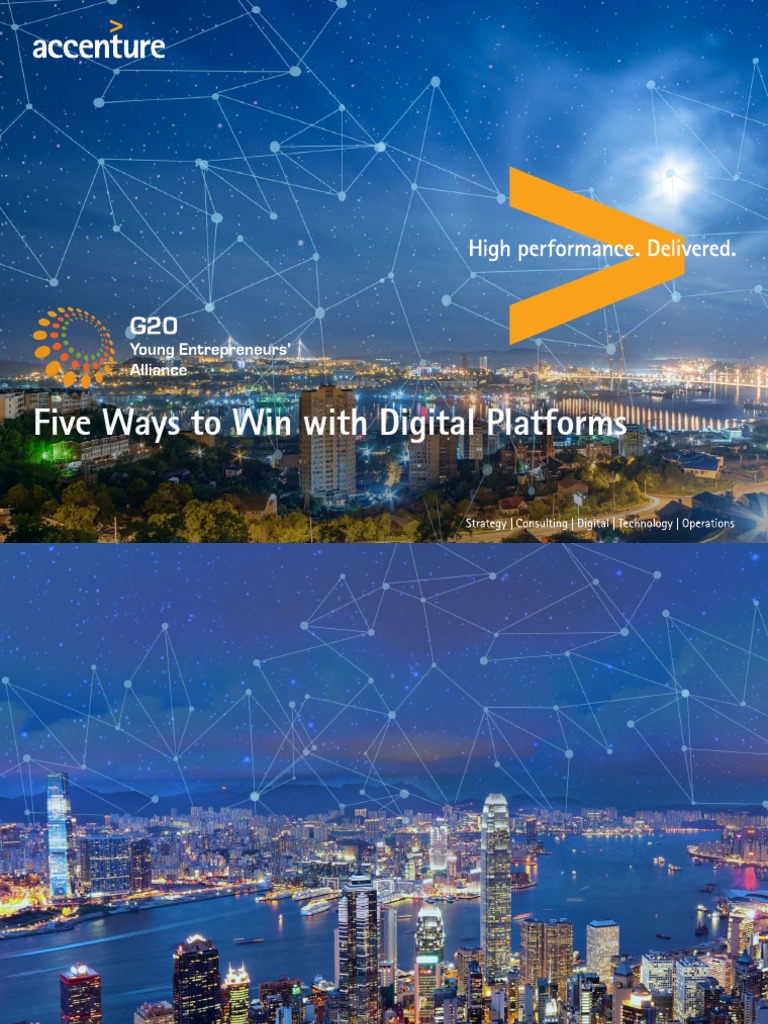 Accenture Five Ways To Win With Digital Platforms Full Report PDF | PDF ...