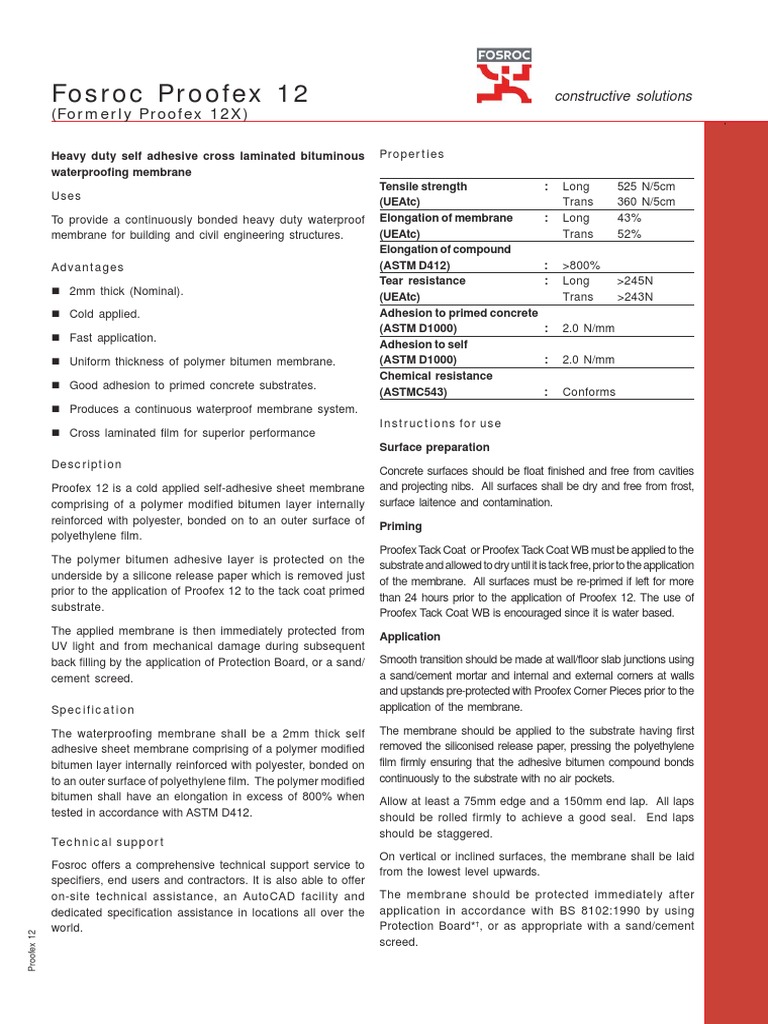 Proofex 12 | PDF | Adhesive | United Arab Emirates