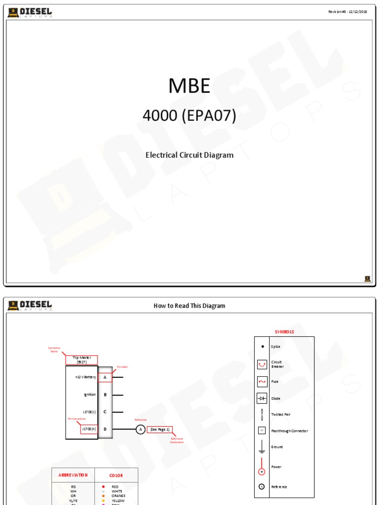 MBE - MBE4000 (2007 & Newer) .MBE4000 EPA07 | PDF | Throttle | Turbocharger