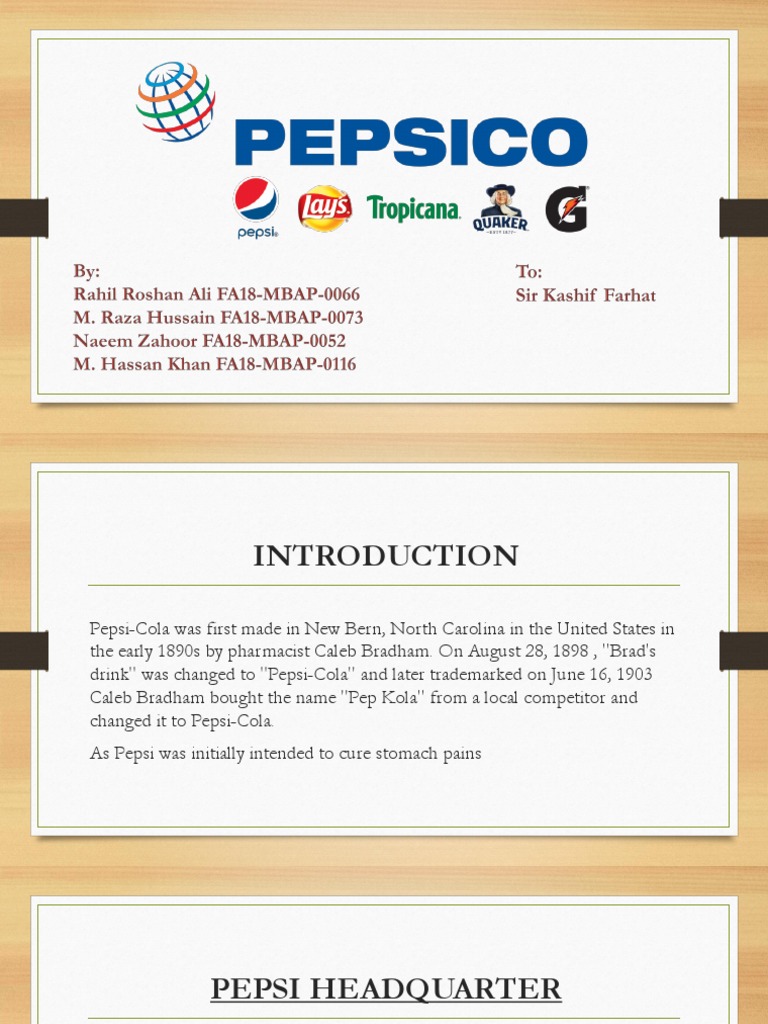 Pepsico | PDF | Pepsi Co | Pepsi