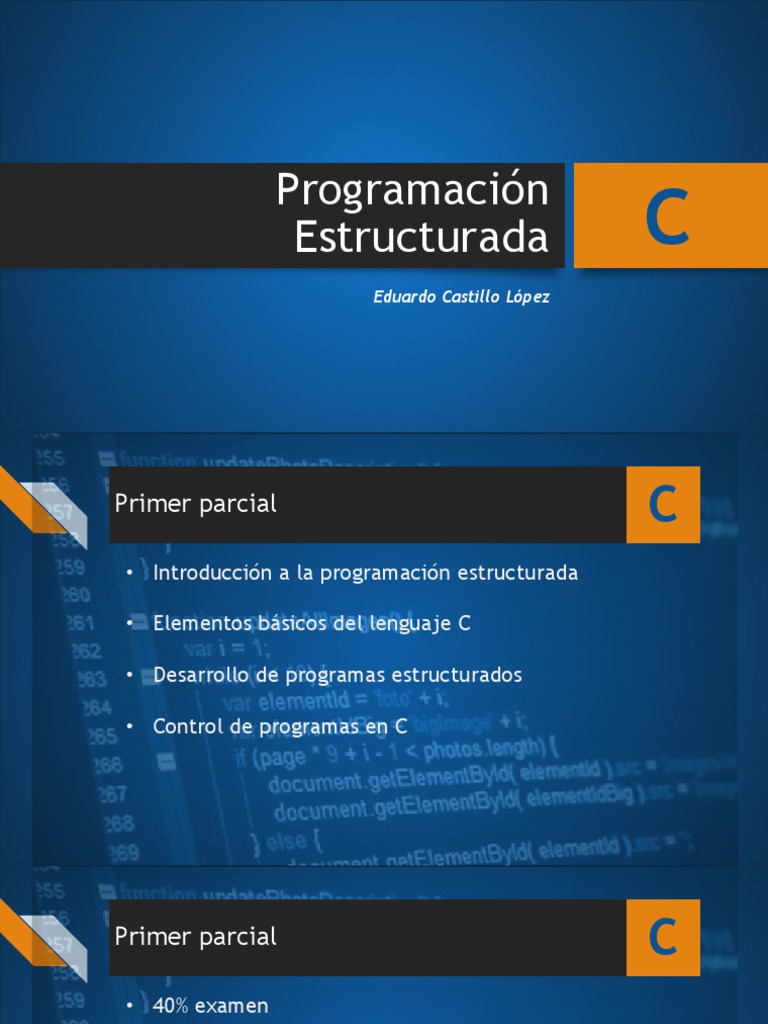 Programación Estructurada PDF | PDF | C (lenguaje de programación ...