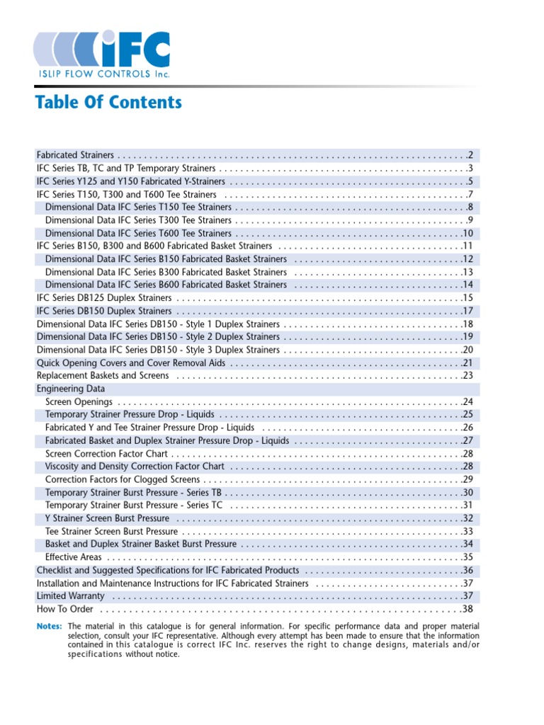 Catalogo Filtros Ifc | PDF | Materials | Building Materials