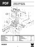 Weber 40 IDF 70 Parts Manual | PDF