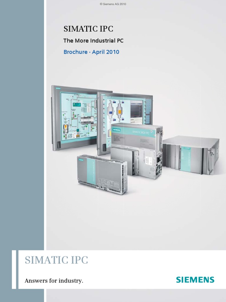 Brochure Simatic Industrial PC en | PDF | Personal Computers | Automation