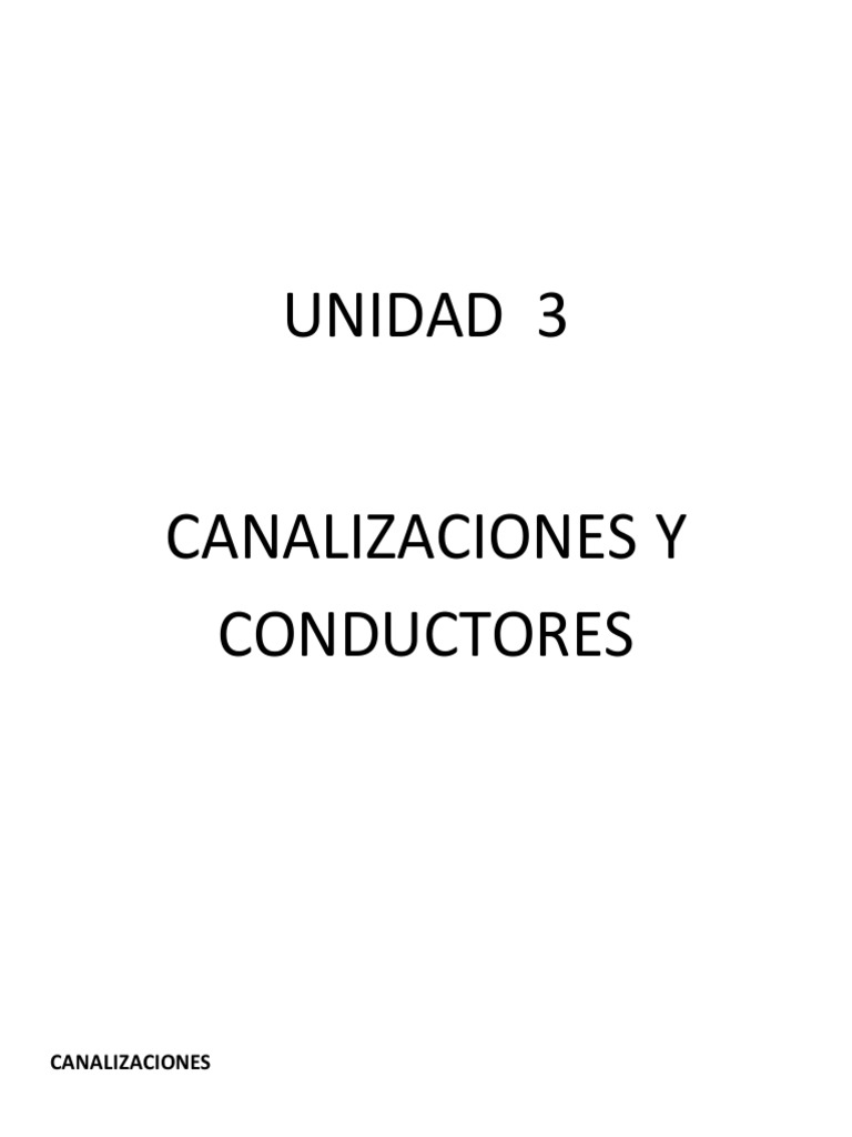 Tipos de Canalizaciones Eléctricas | PDF | Tubería (transporte de fluidos) | Rieles