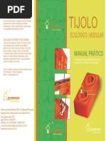 Tijolo Ecolgico Manual Prtico | PDF | Tijolo | Argamassa (alvenaria)