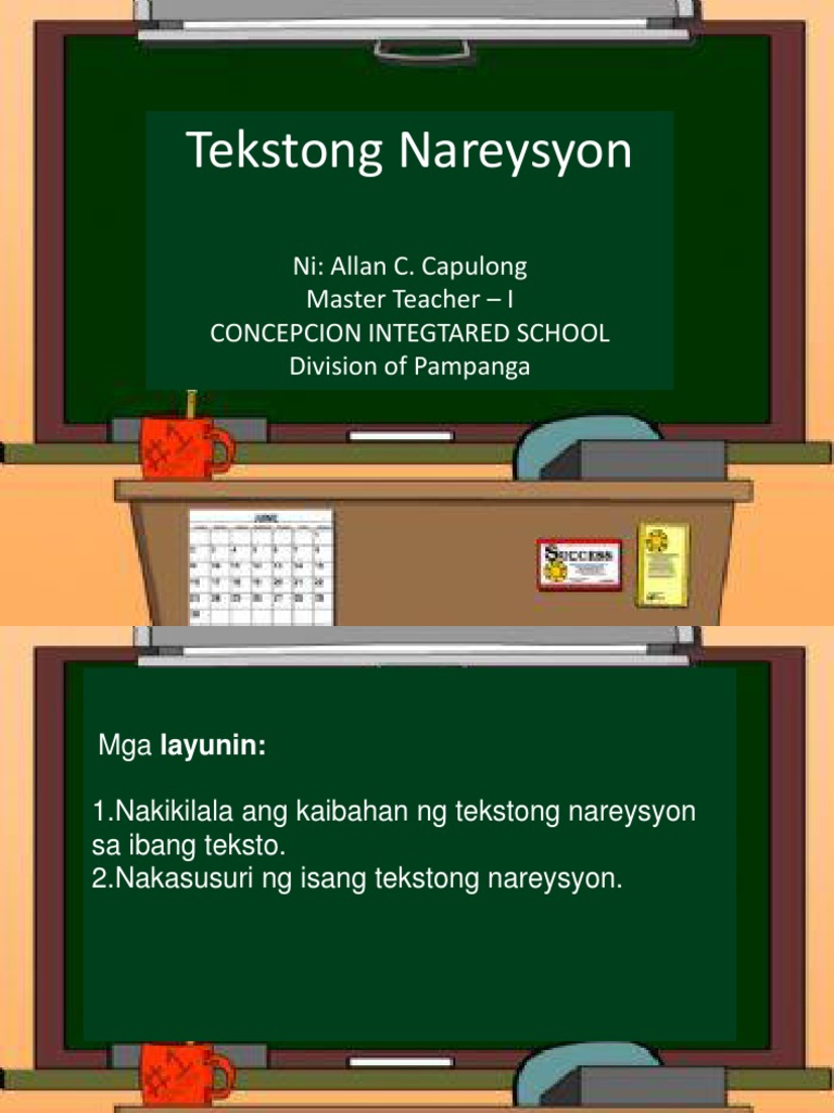 Tekstong Nareyson - Allan C. Capulong | PDF