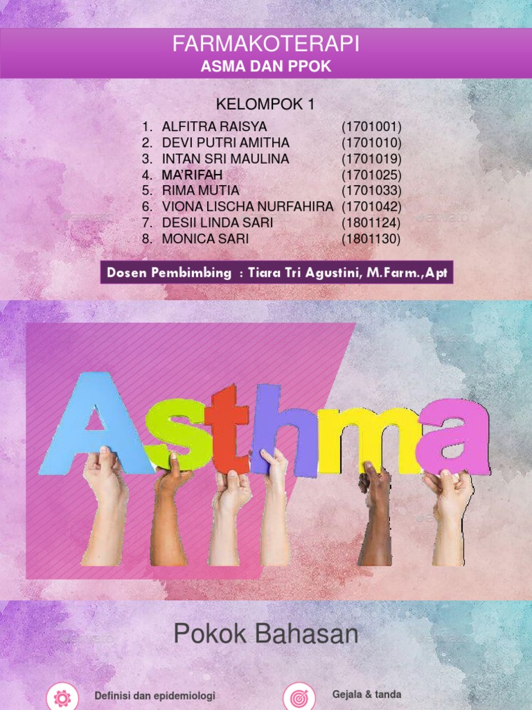 Kelompok 1 Farmakoterapi Asma Dan Ppok | PDF